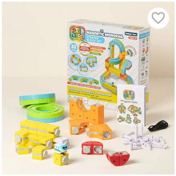 RailCube | Toys | Rail Cube Magnetic Monorail Starter Set | Poshmark